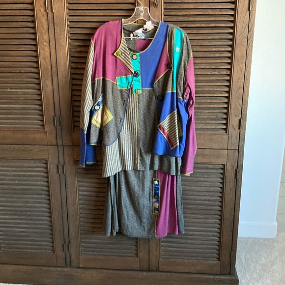 Faith | Skirts | Faith Brand Skirt Shirt And Jacket Set | Poshmark